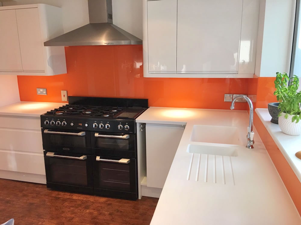 UK Splashbacks | Orange Splashbacks